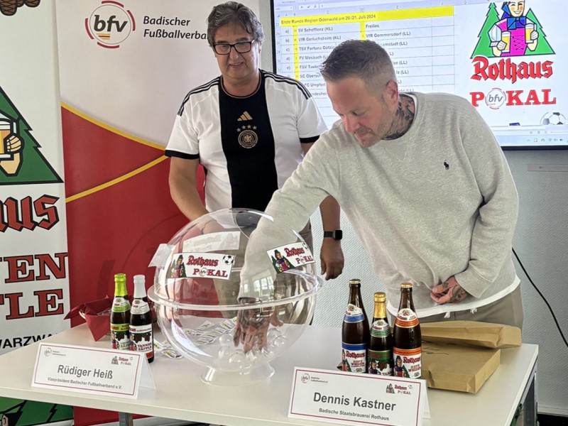 Erste Runden im bfv-Rothaus-Pokal 24/25 ausgelost - infopress24.de